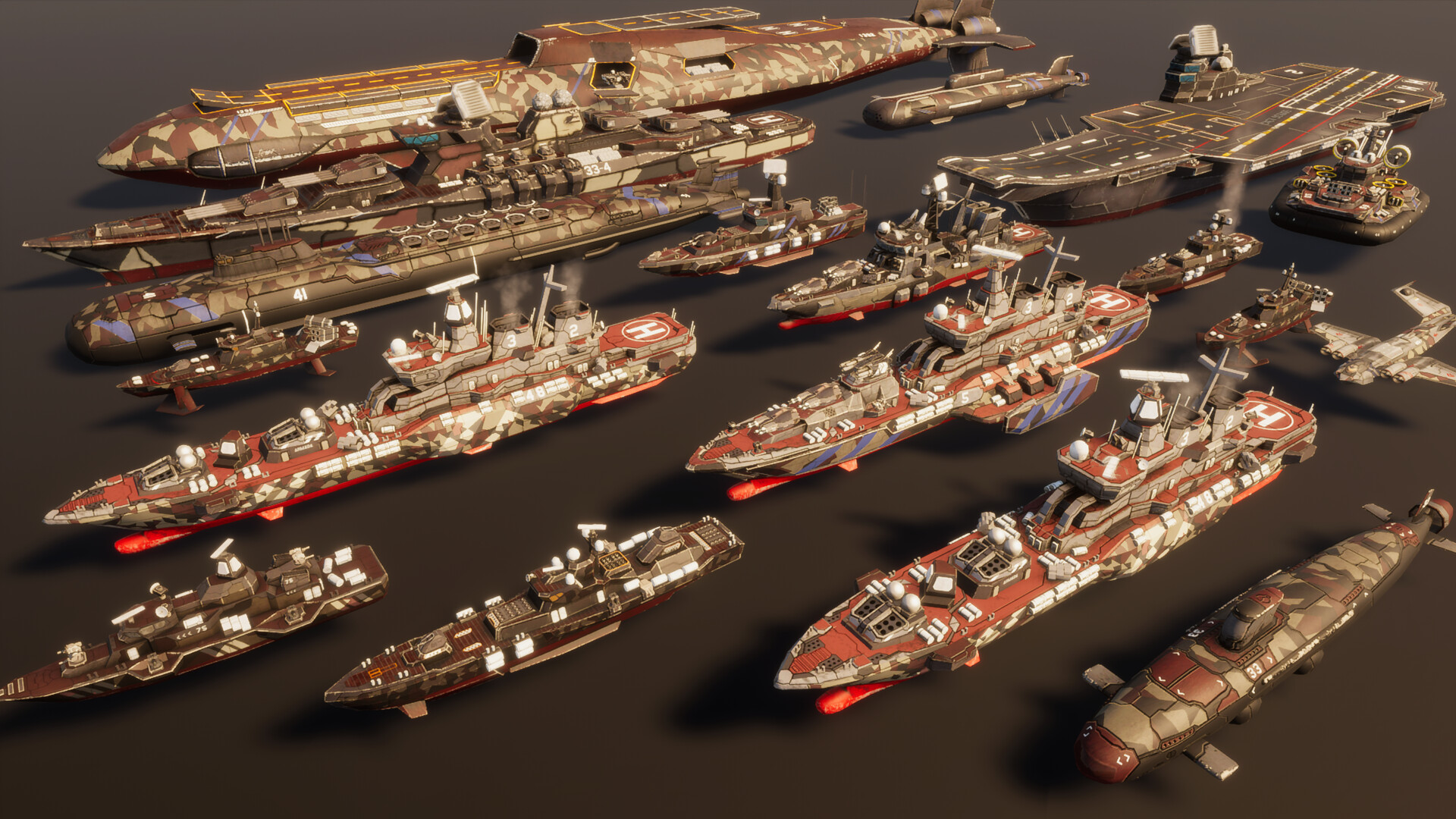 ArtStation - Coalition Armada Units