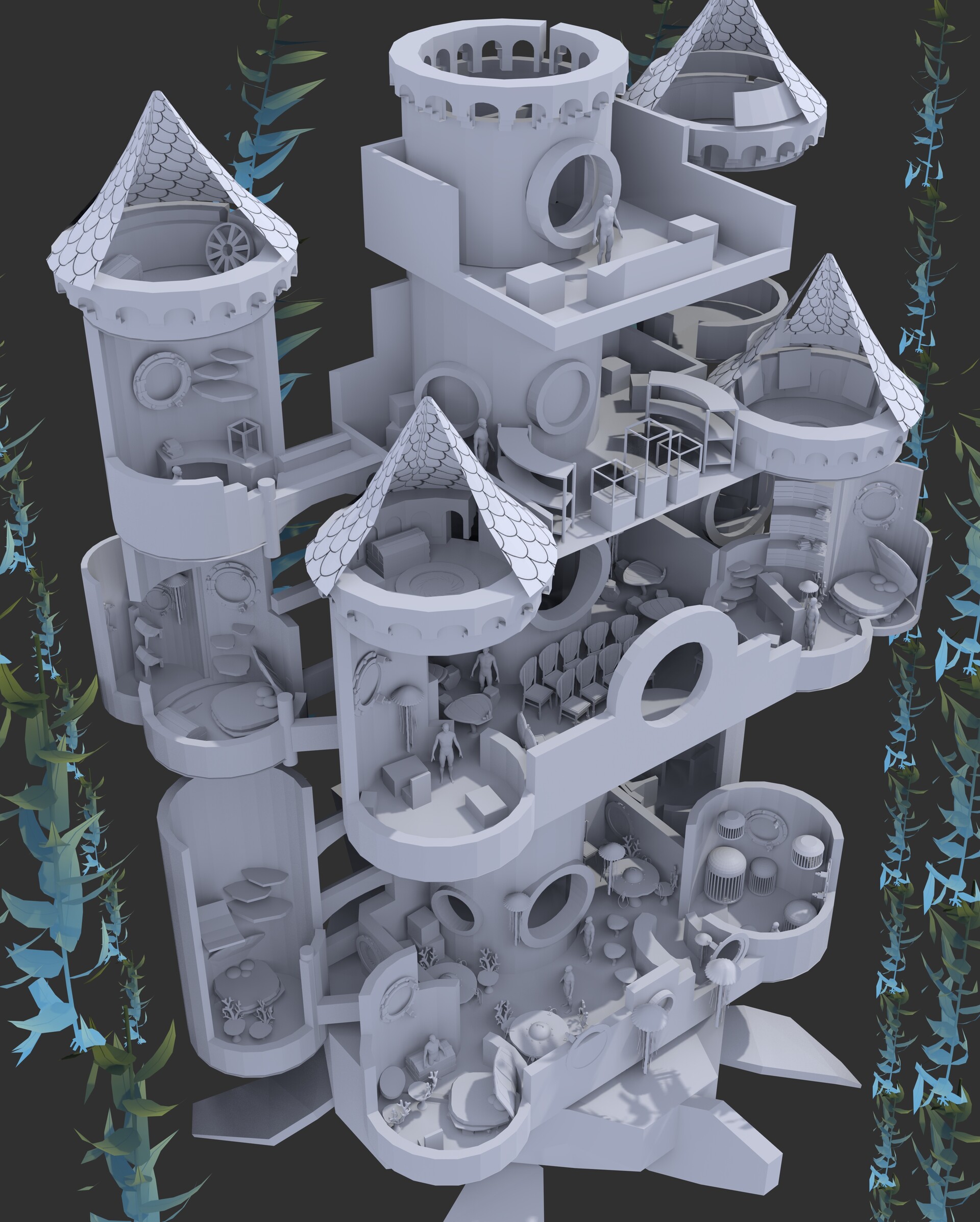 James Patel - The Drunken Treasure : Interior cutout