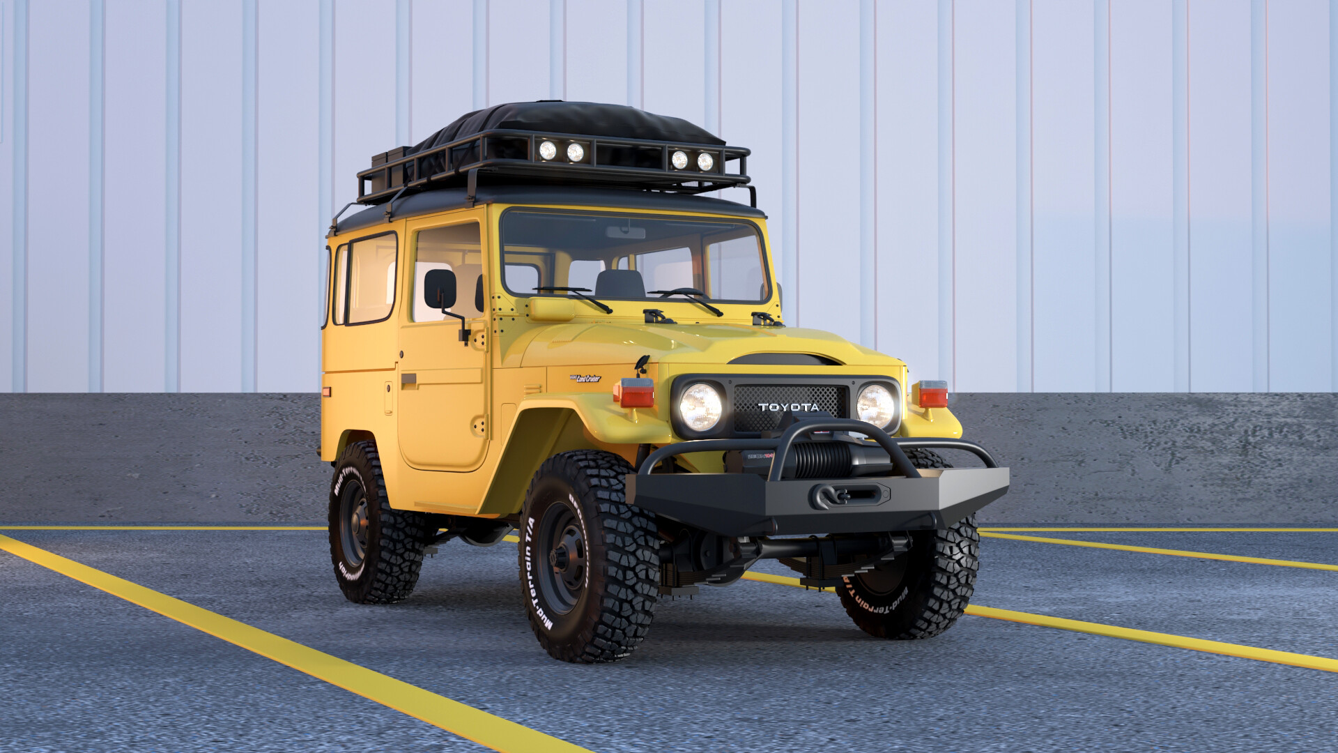 ArtStation - Land Cruiser FJ40