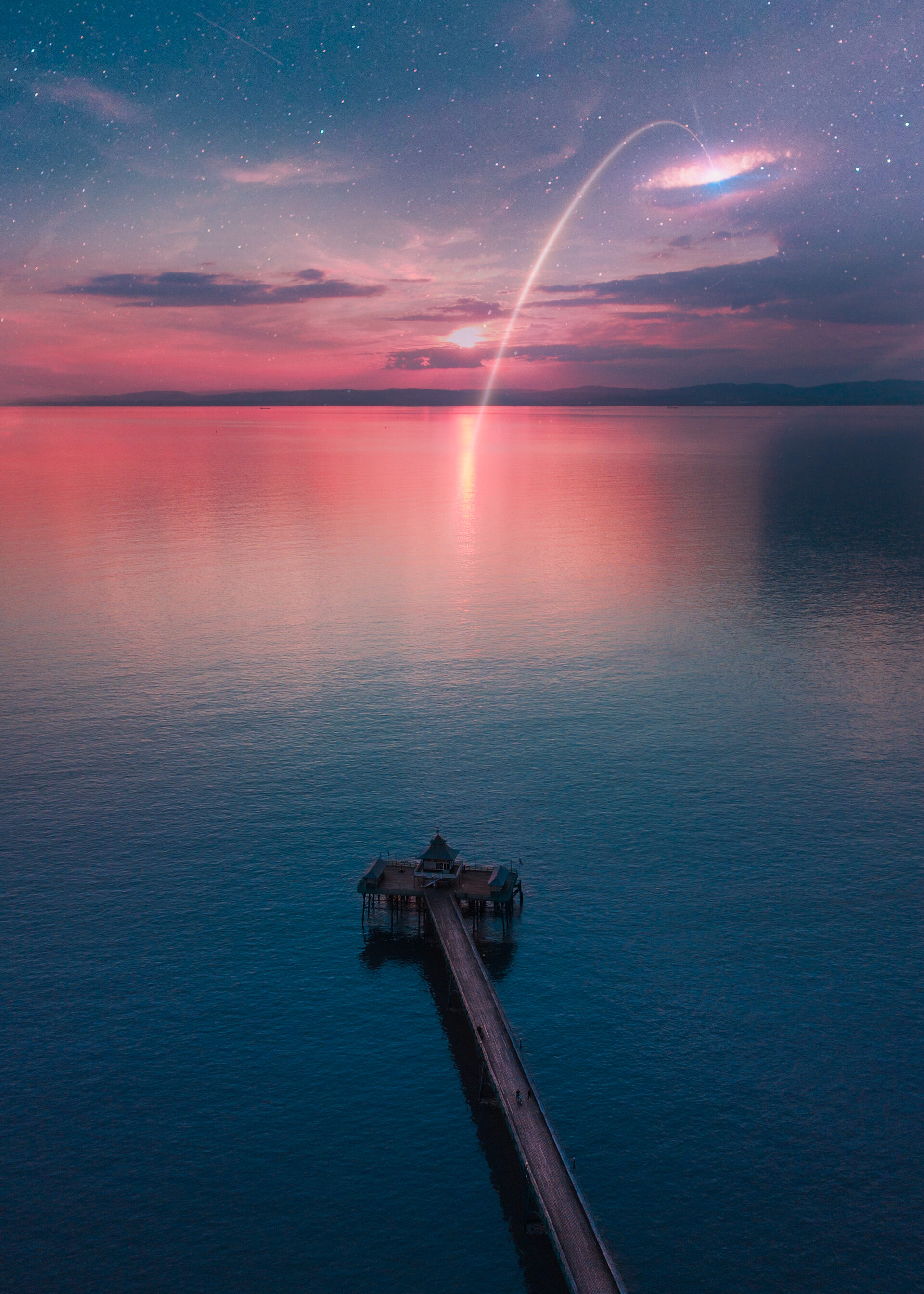 ArtStation - Lake Sunset