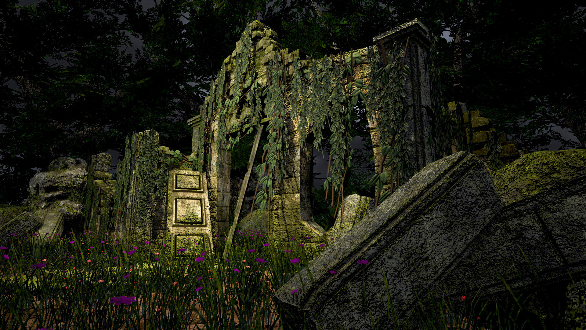 ArtStation - Organic Abandoned 3D Environment