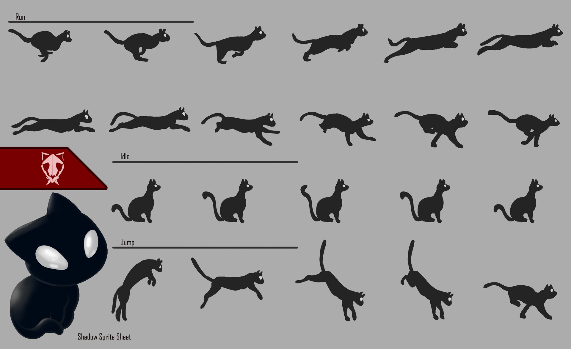 ArtStation - Shadow Artwork and Sprite Sheet