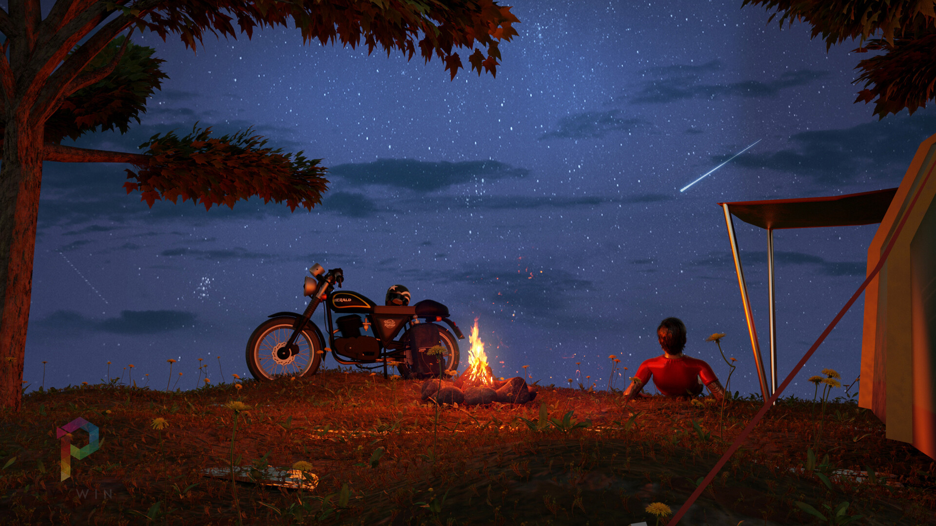ArtStation - Camp Night