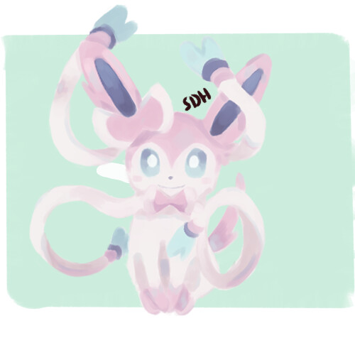 ArtStation - (Pokemon) Sylveon