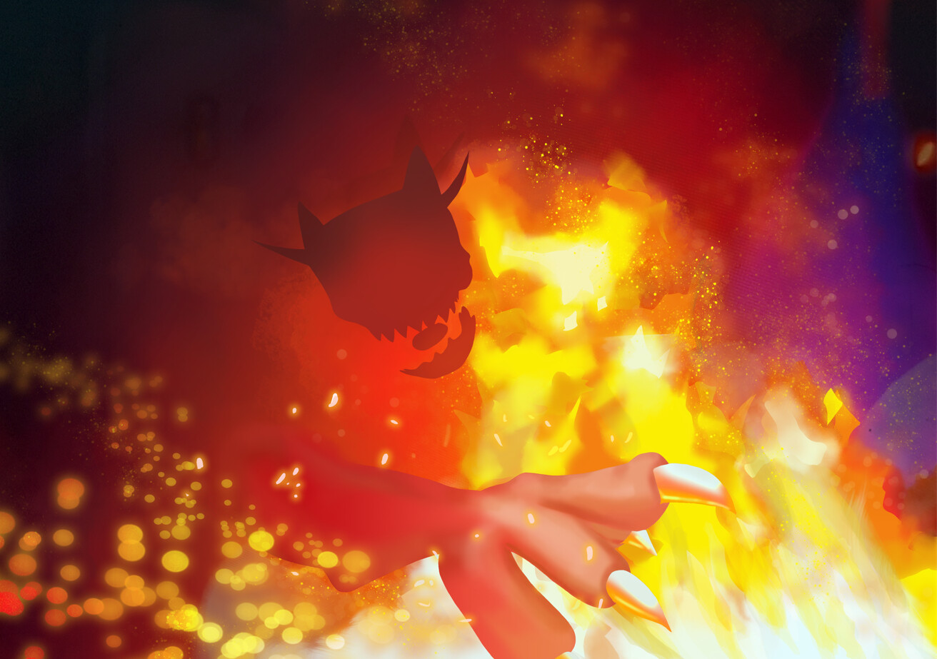 ArtStation - INCINEROAR drawings