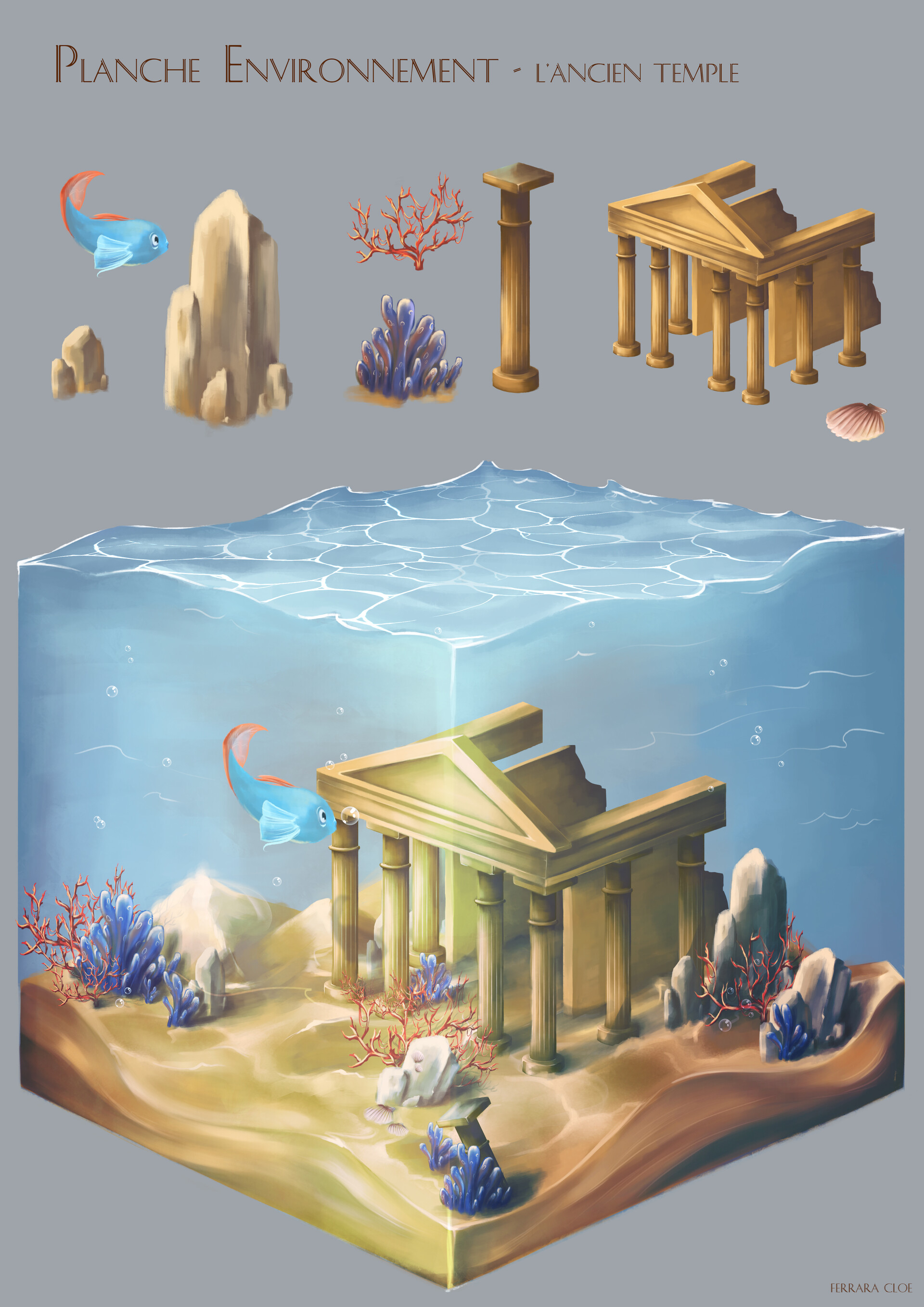 ArtStation - Concept Art - Greek Temple