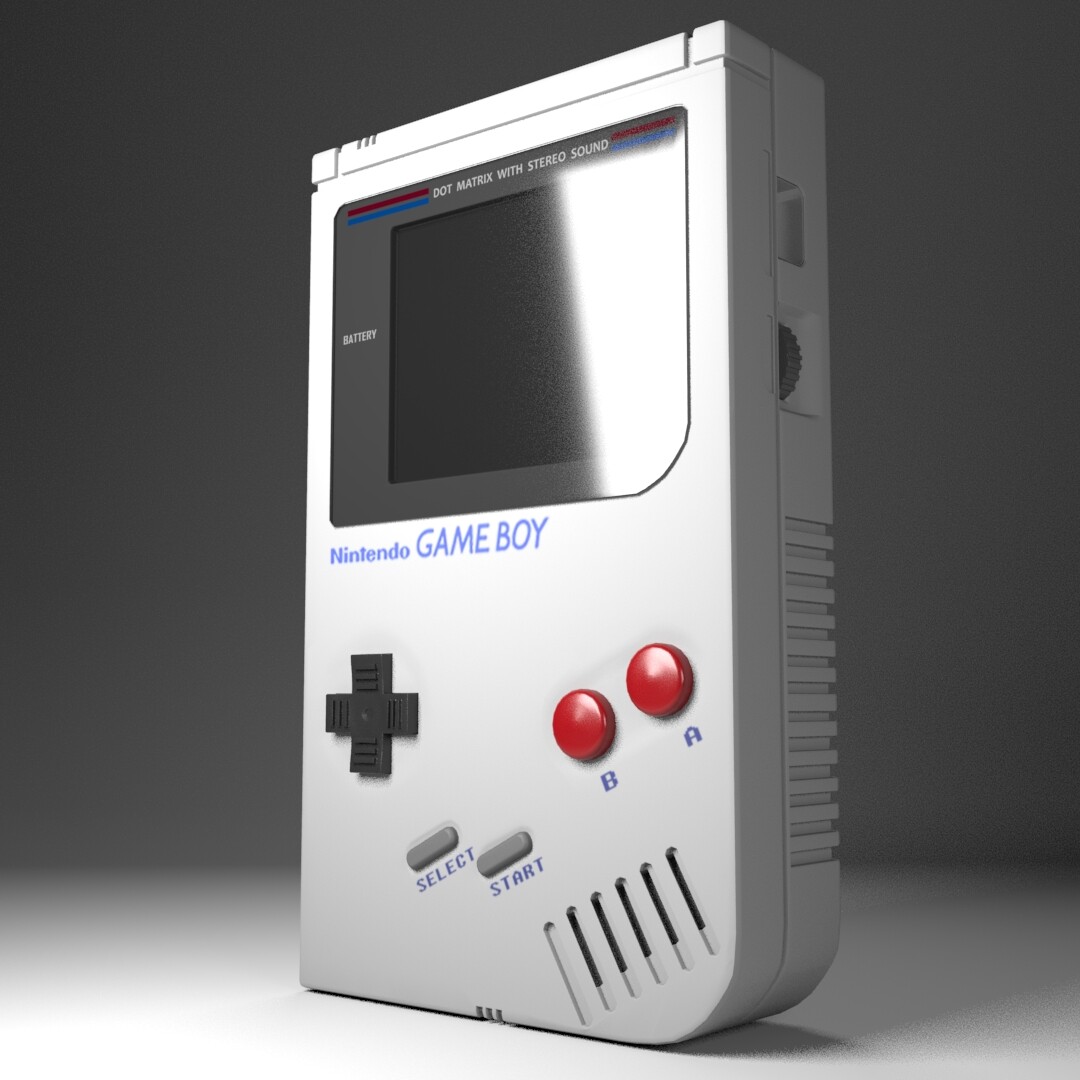 ArtStation - Game Boy 3D