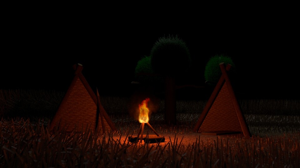 ArtStation - Campfire site