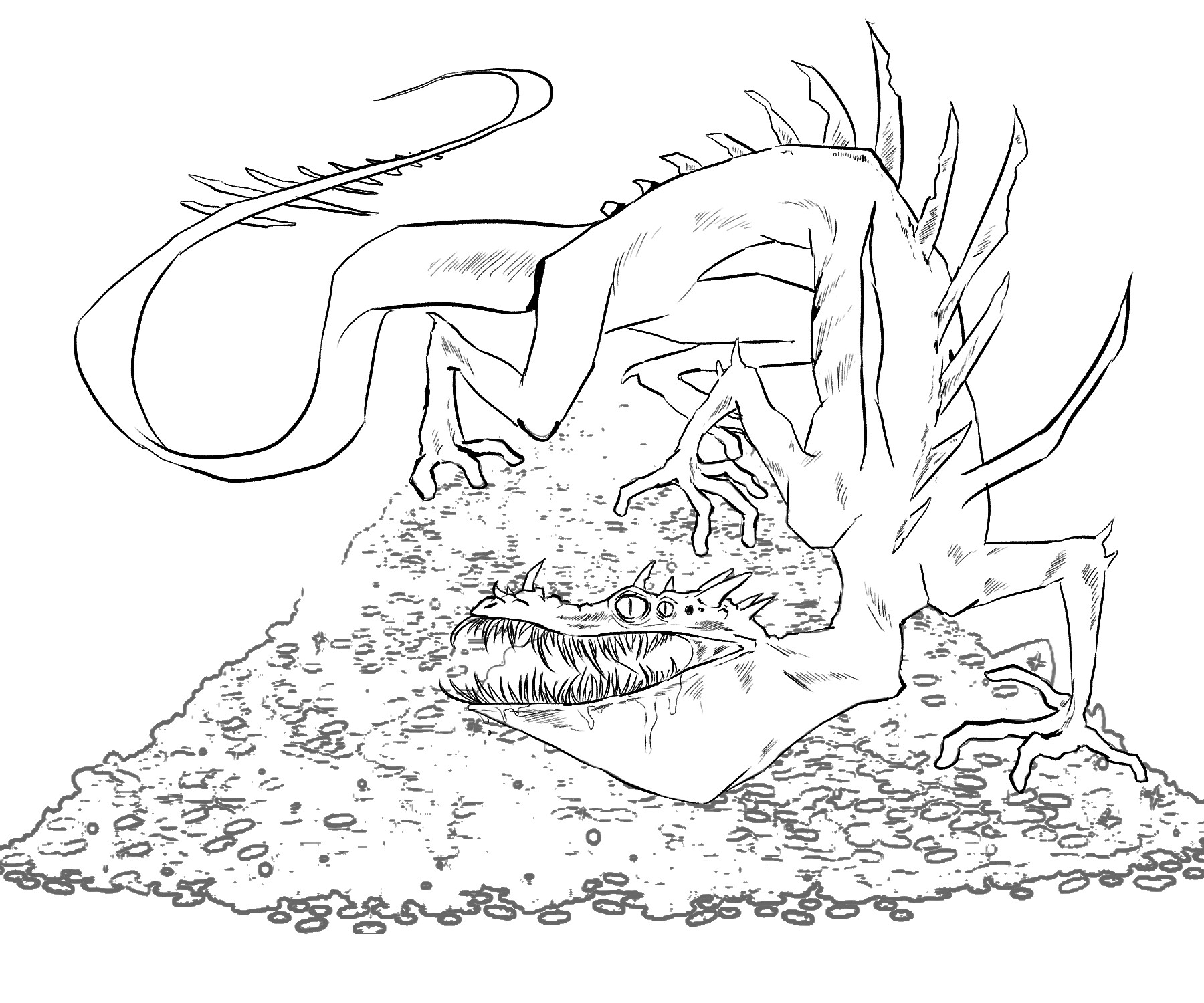 zippleback dragon coloring pages