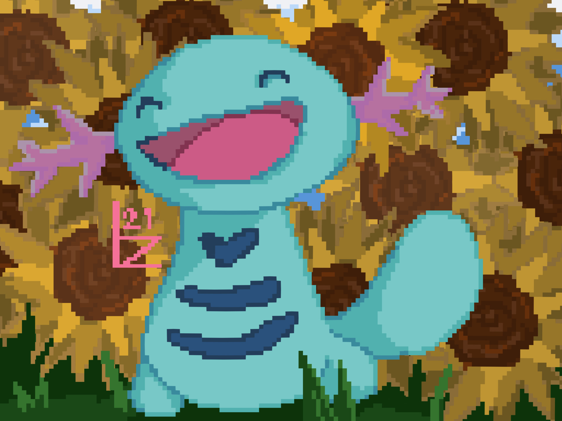 Tori Haines - Wooper Pixel Art