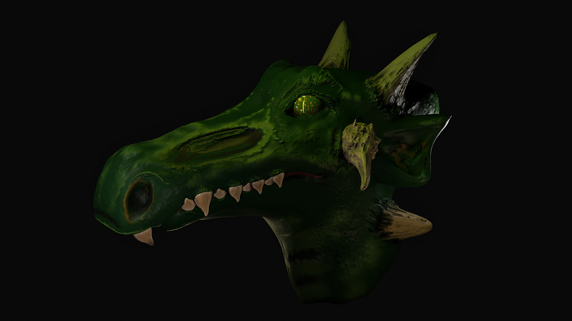 ArtStation - Horned Dragon