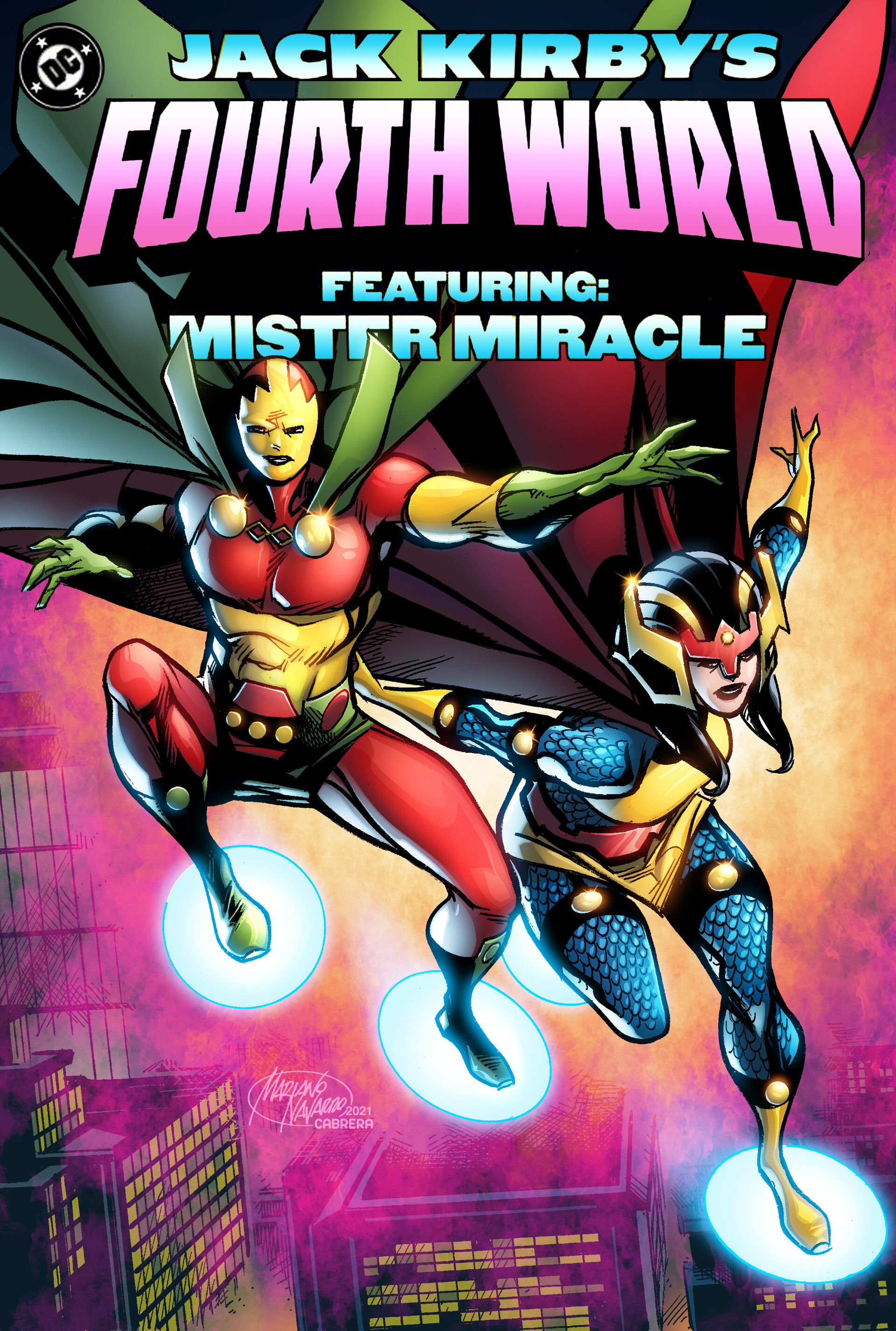 ArtStation - Mr. Miracle comic anniversary cover remake