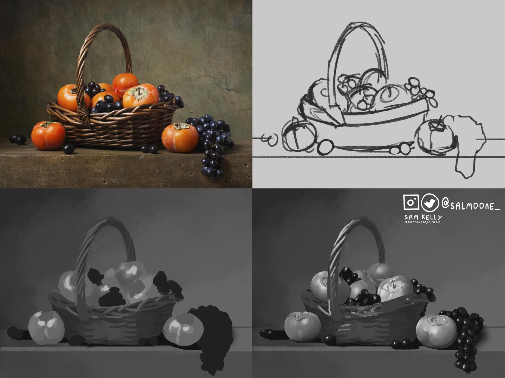 Sam Kelly - Still life #2 - Photo Reference