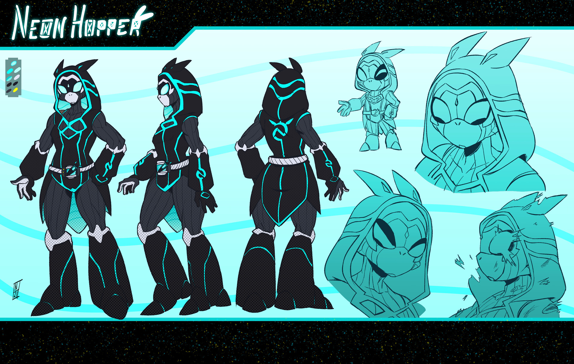 ArtStation - Neon Hopper