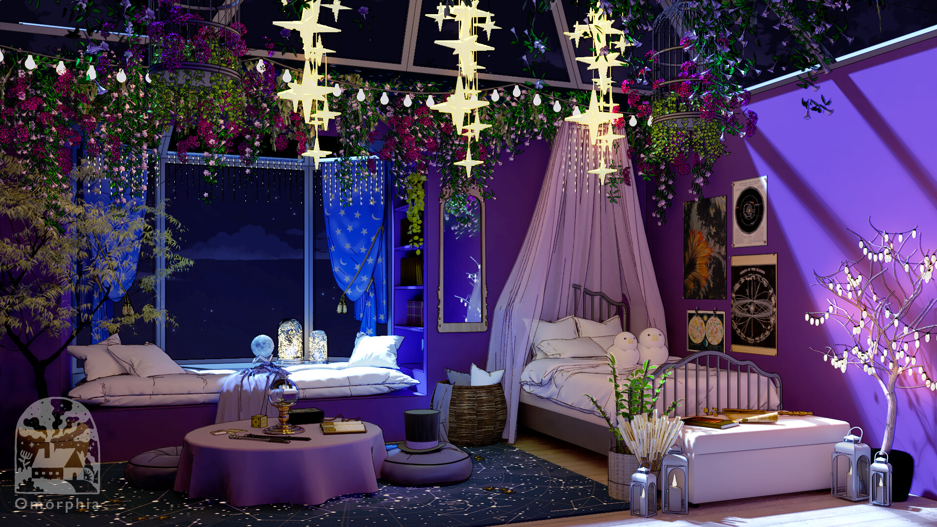 Omorphia Visual - Painting room with plant