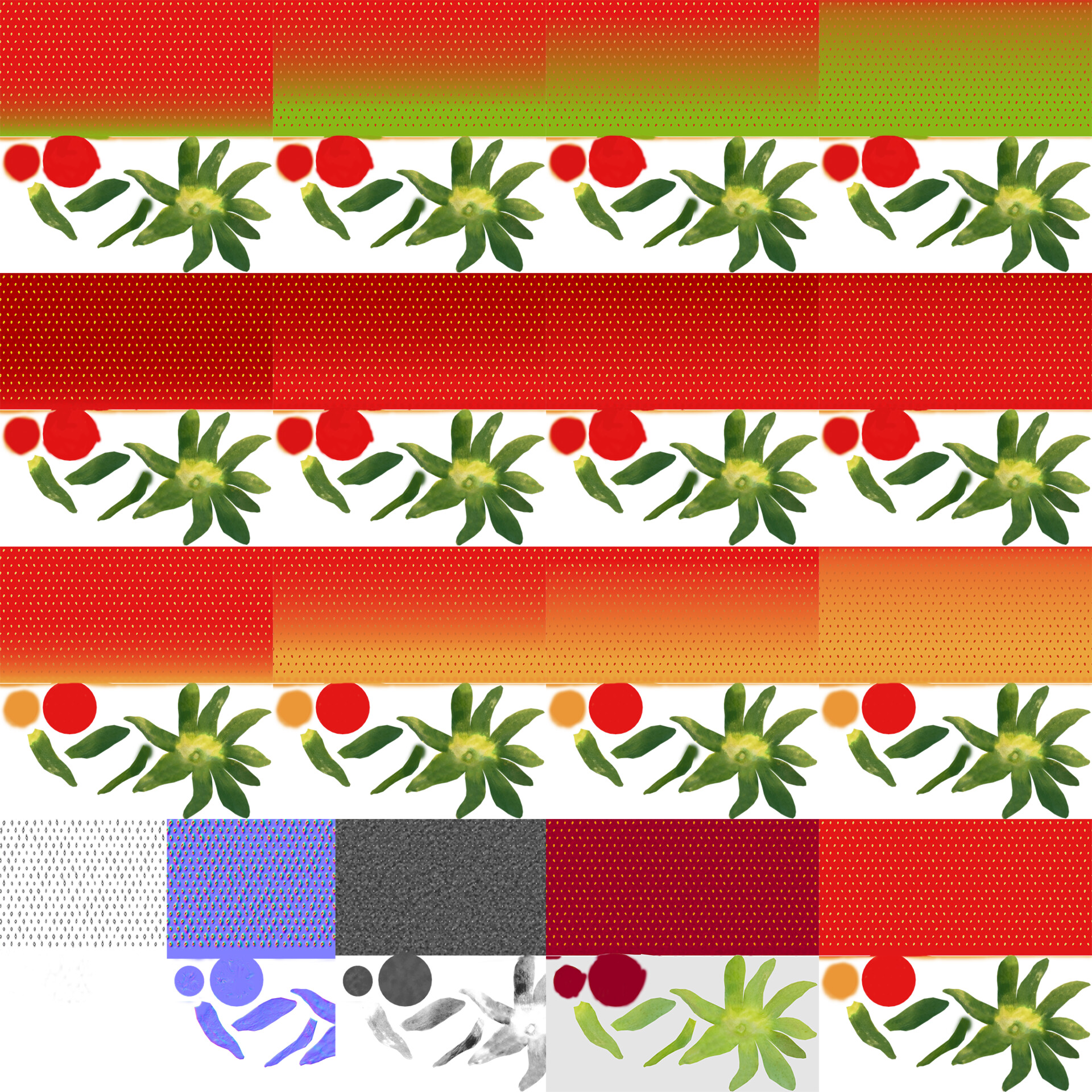 strawberry texture blender