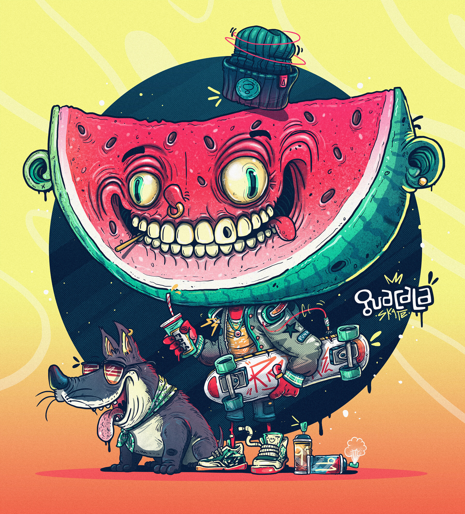ArtStation - Guacala watermelon