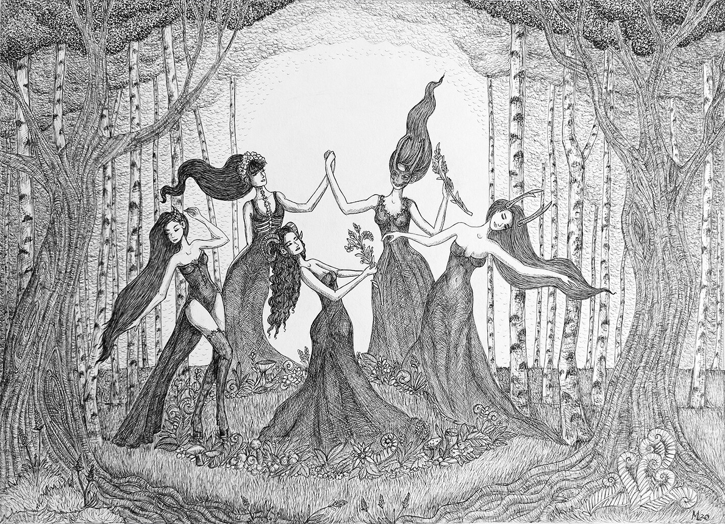 ArtStation - Dancing Witches