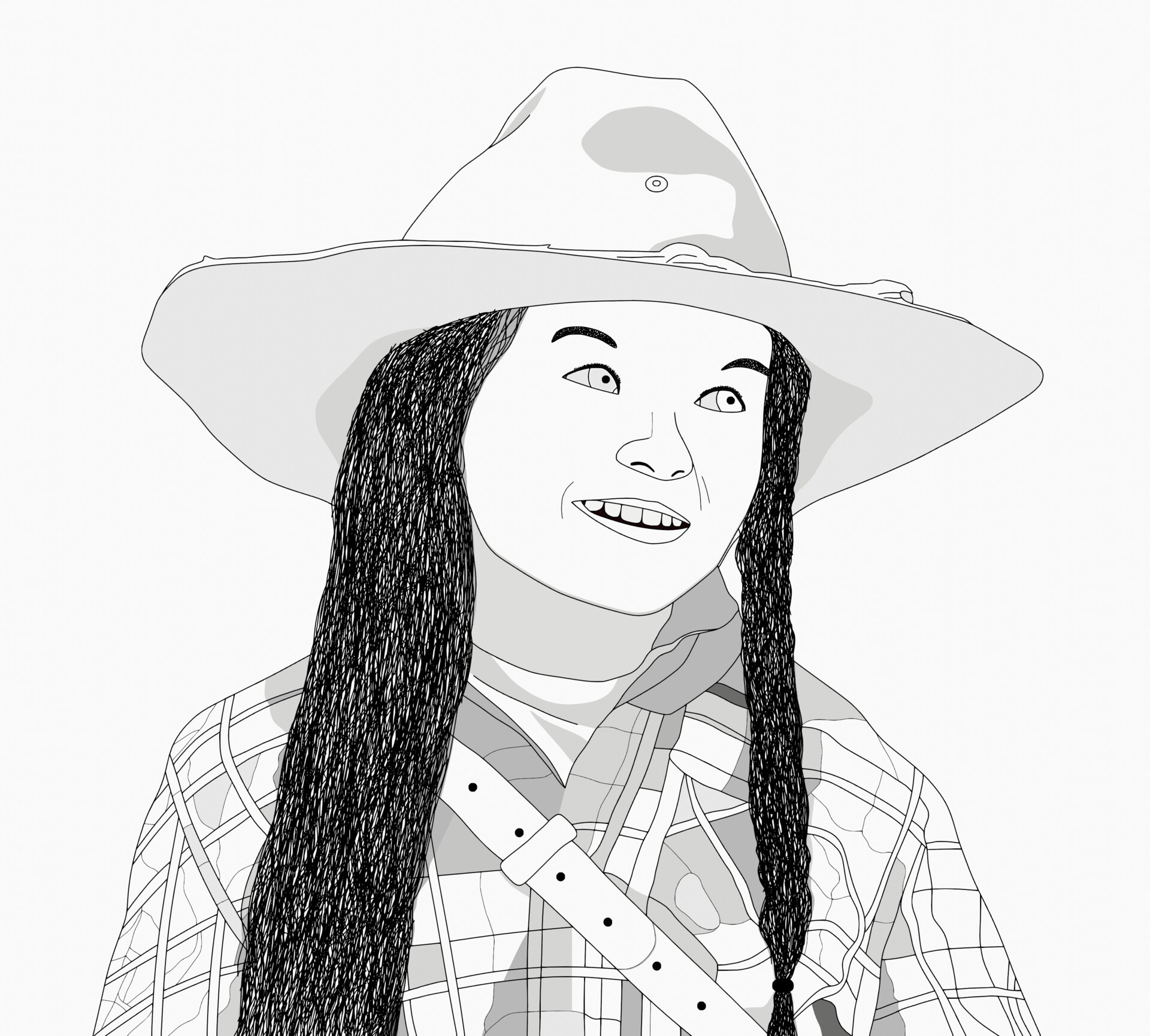 walking dead michonne coloring pages