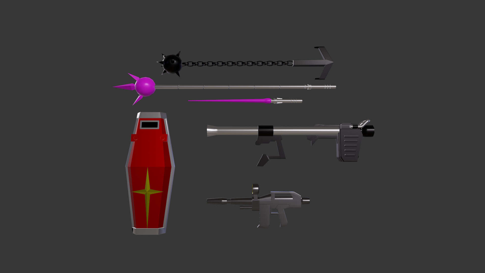 ArtStation - RX-78-2 Weapons