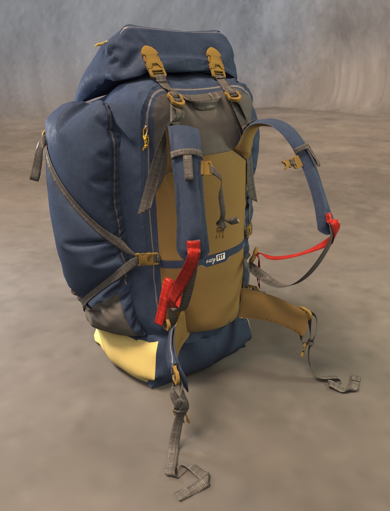 ArtStation - Camping Backpack