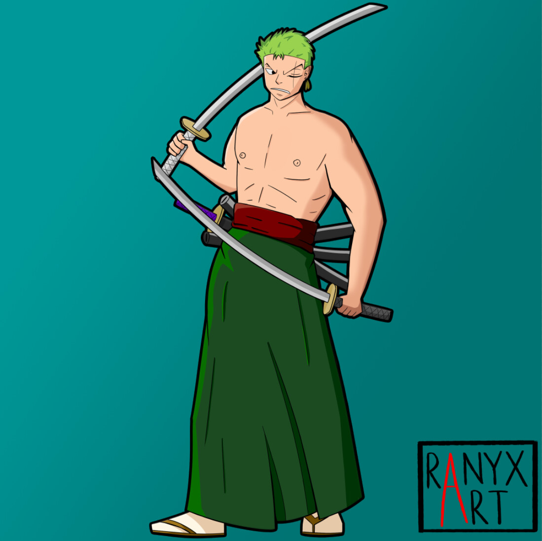 Artstation Zoro From One Piece