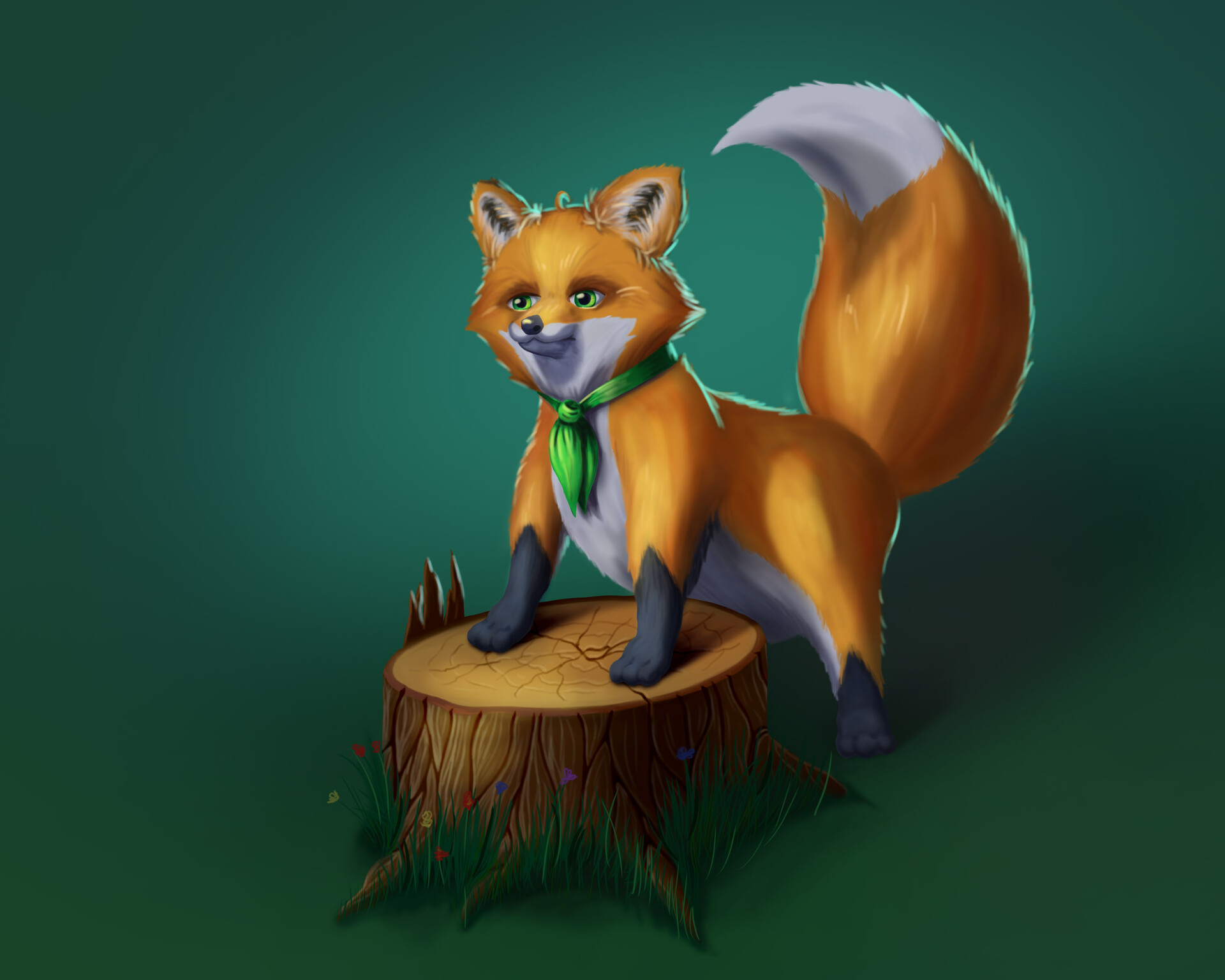 ArtStation - Fox friend