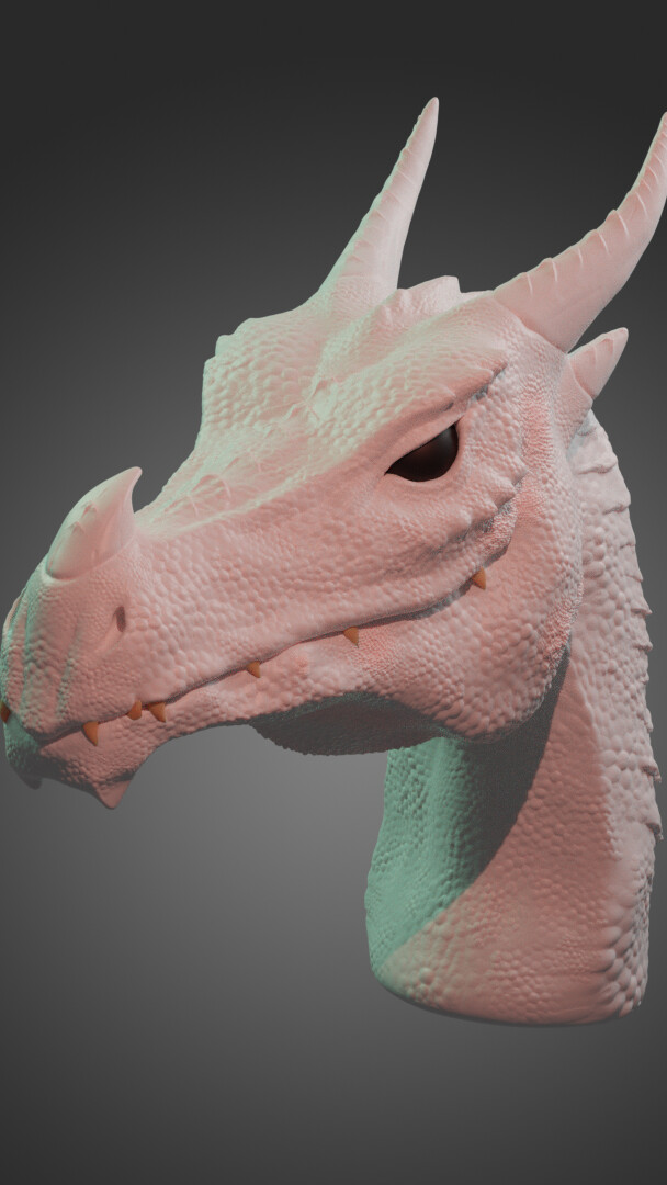 ArtStation - Dragon Head