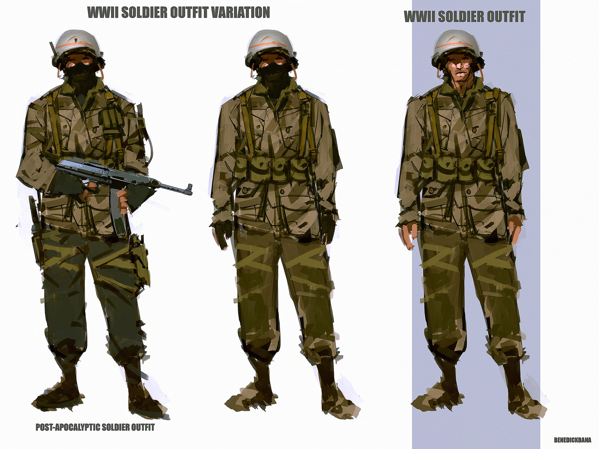 ArtStation - WWII Soldier Concept