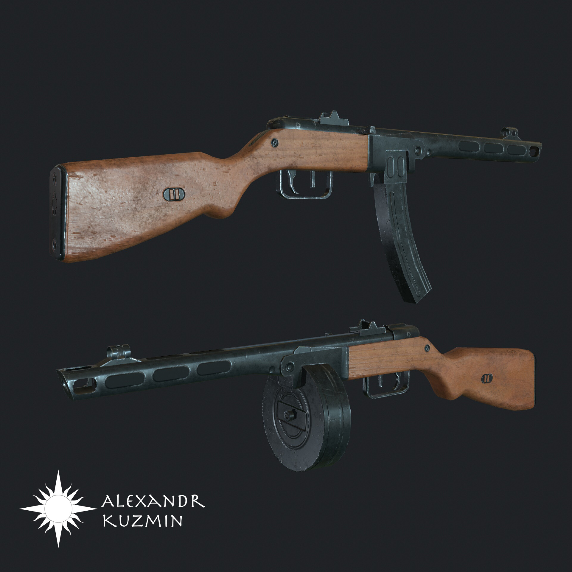 ArtStation - PPSh-41 and PPSh-42