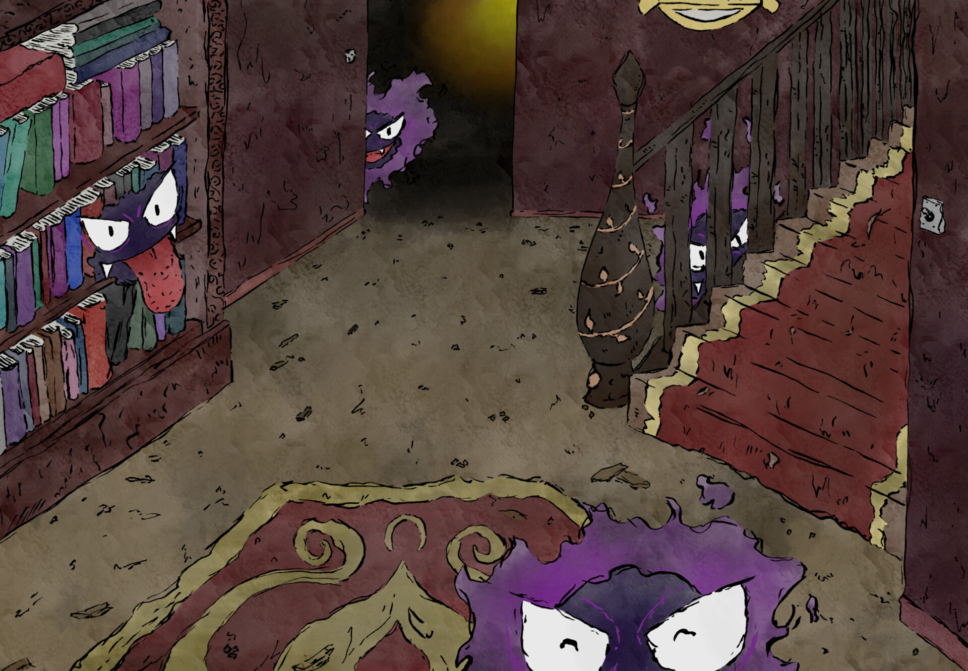 ArtStation - The Life of Pokémon: Gastly