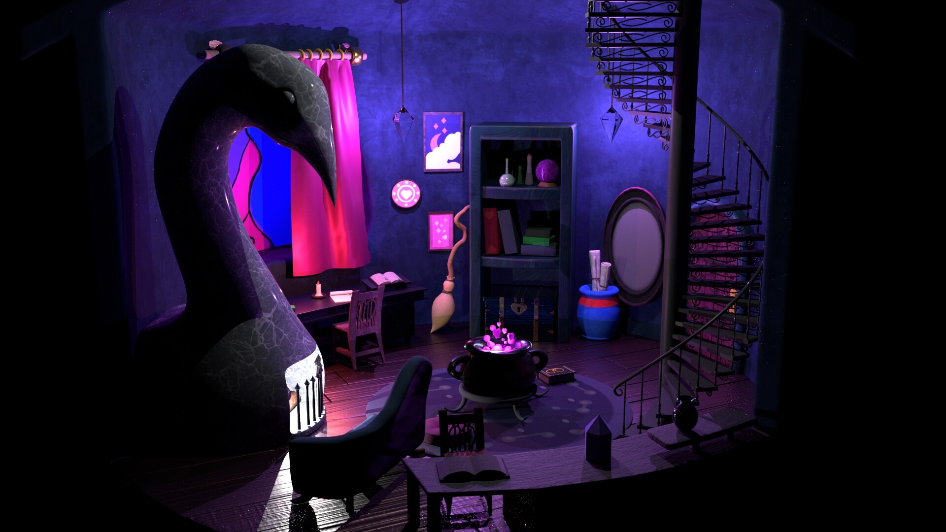 ArtStation - Stylized Witch Room