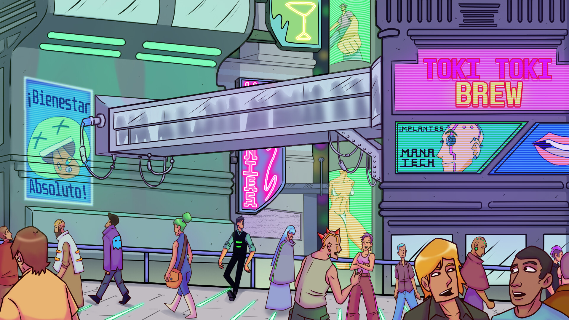 ArtStation - Neon City (Concept)