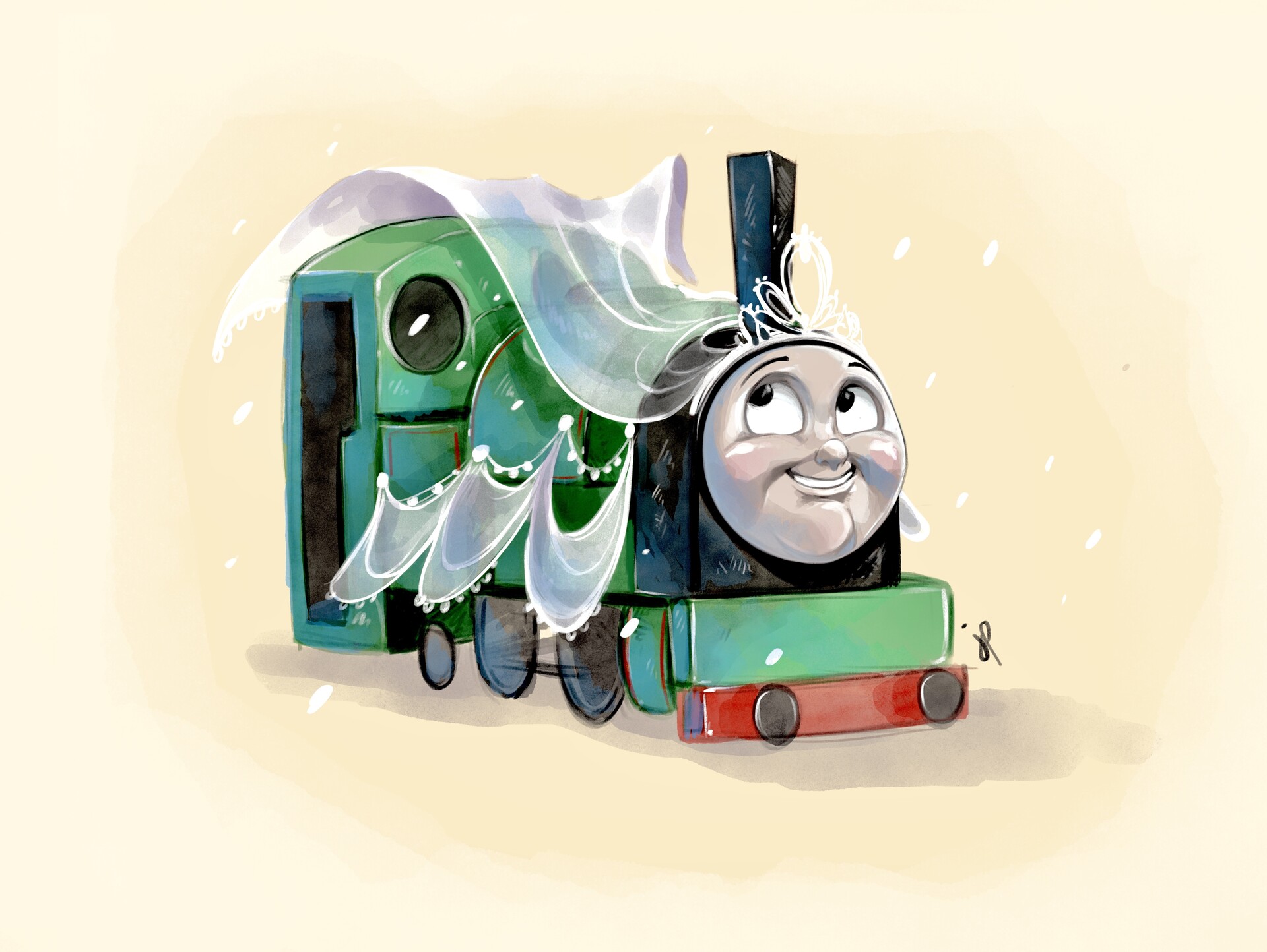 ArtStation - 👰🏻‍♀️wedding train🤵🏻