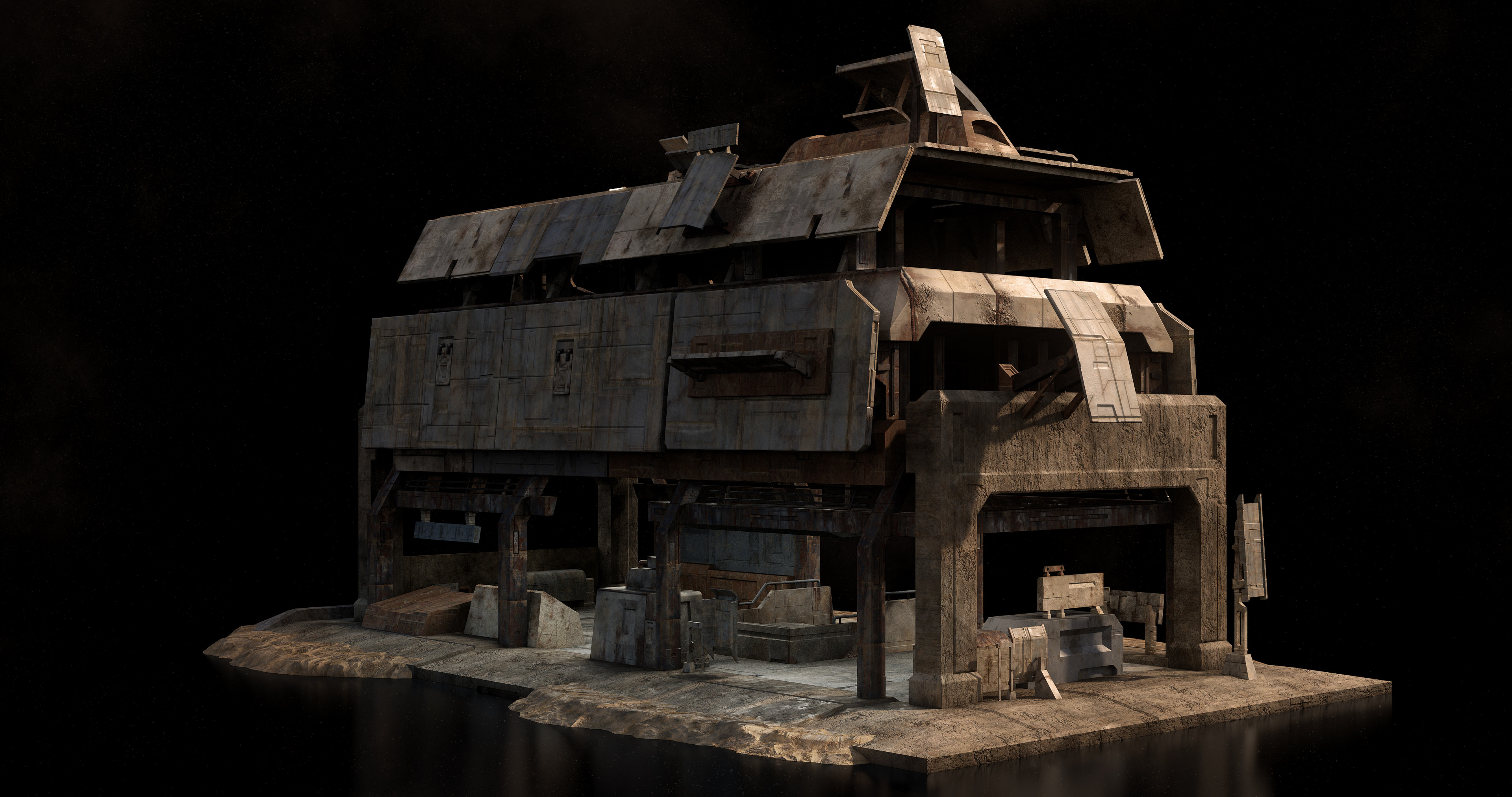 KitBash3D - OUTPOST - 3D ASSET KIT