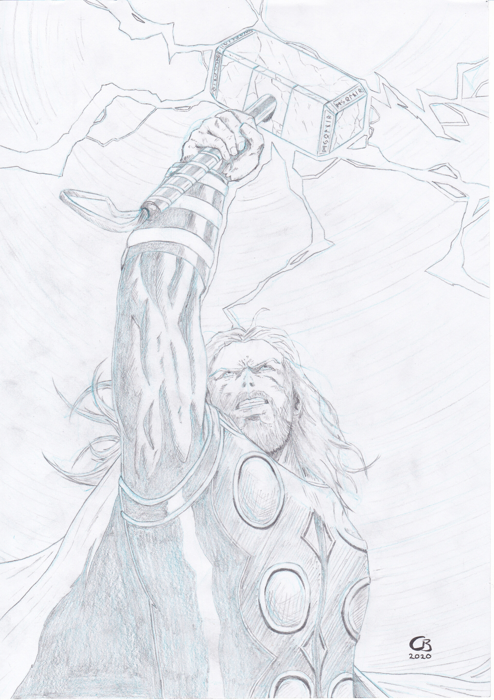 ArtStation - Sketch #3 - THOR