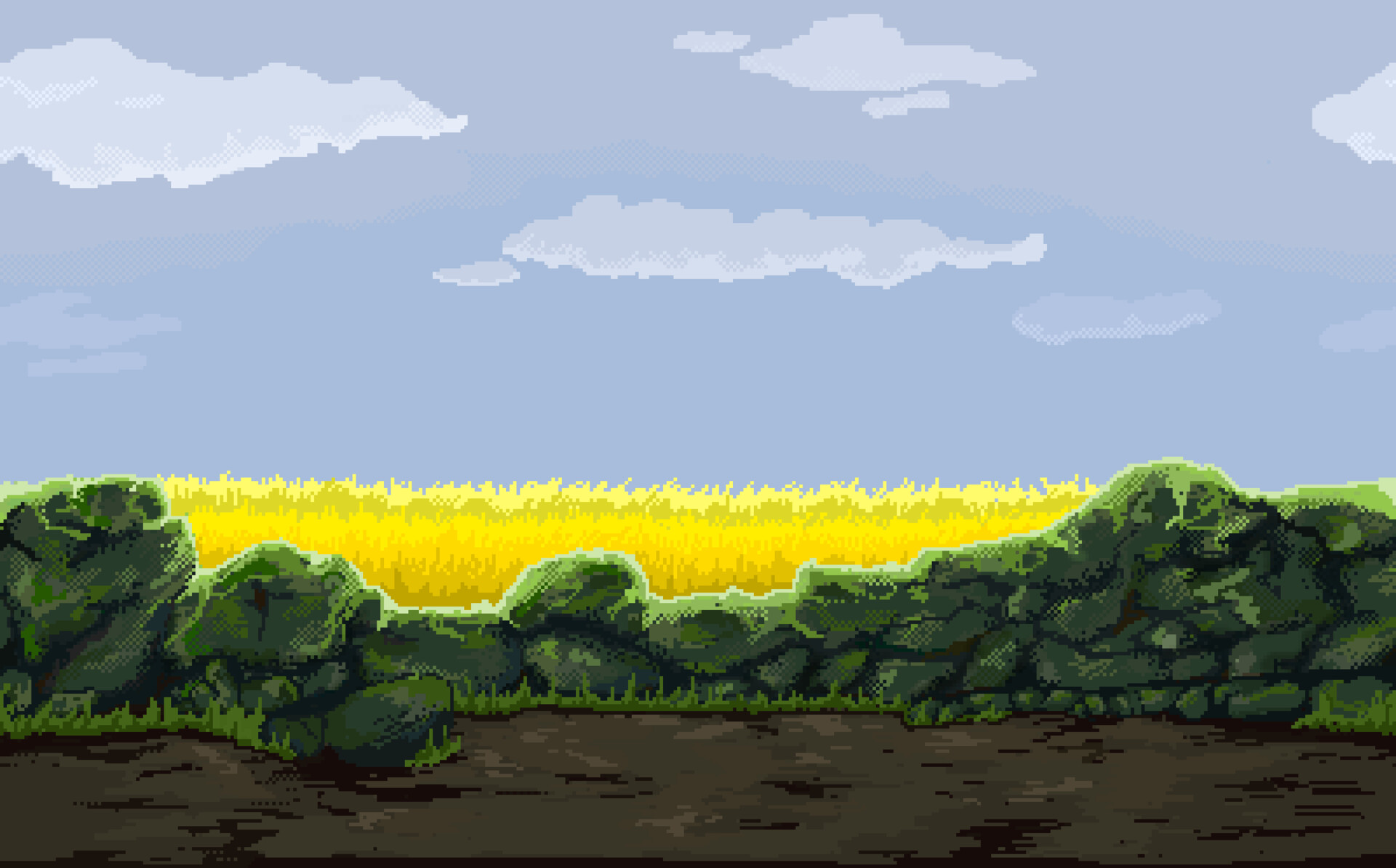 ArtStation - Wheat field