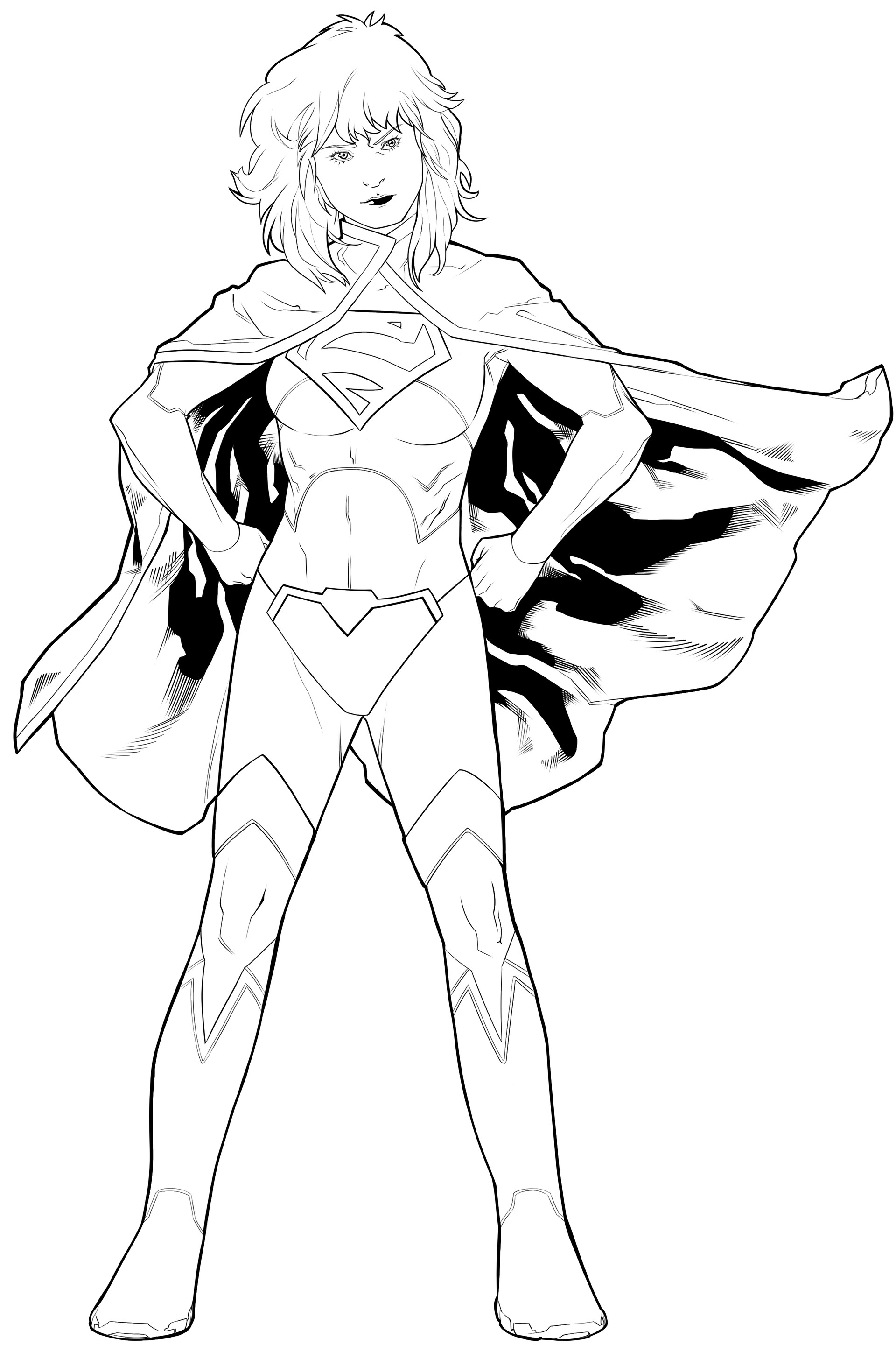 ArtStation - Digital Inking practice