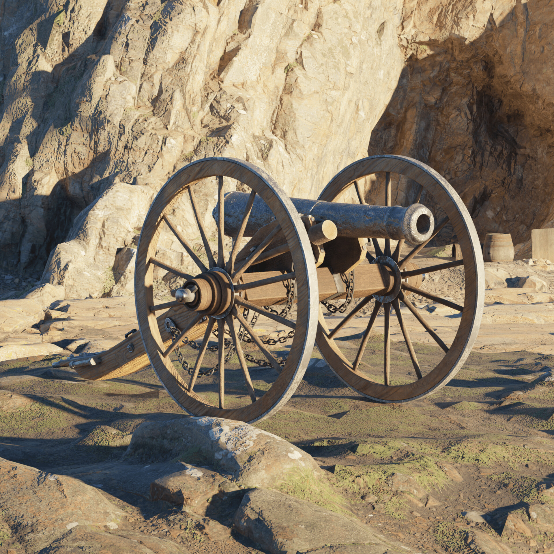 ArtStation - Civil War Cannon