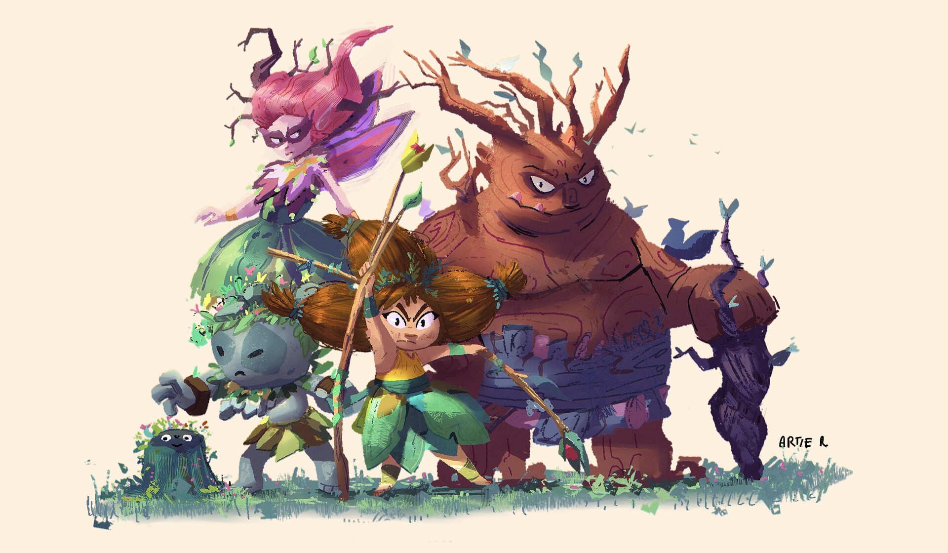ArtStation - Forest guardians