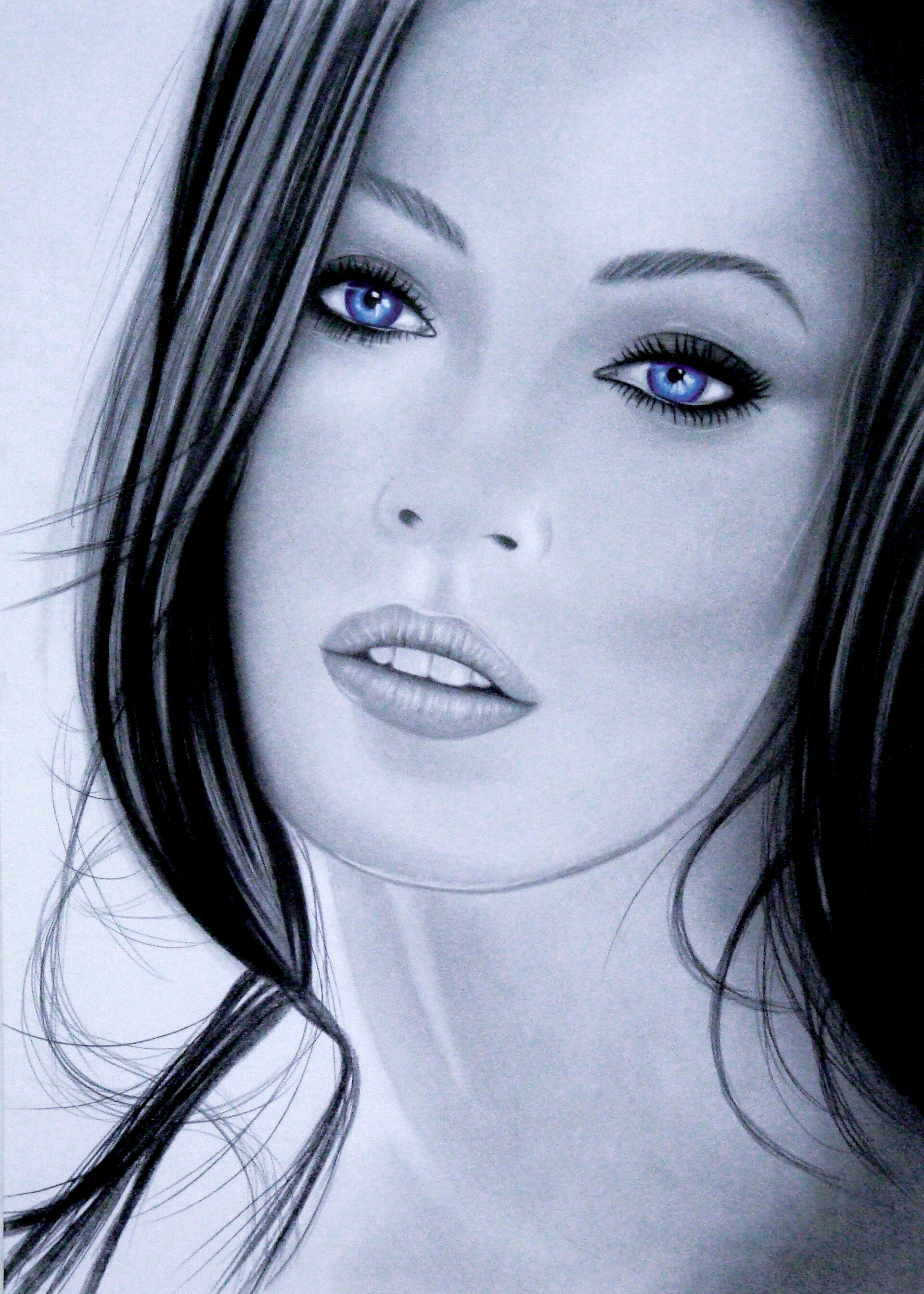 how to draw megan fox