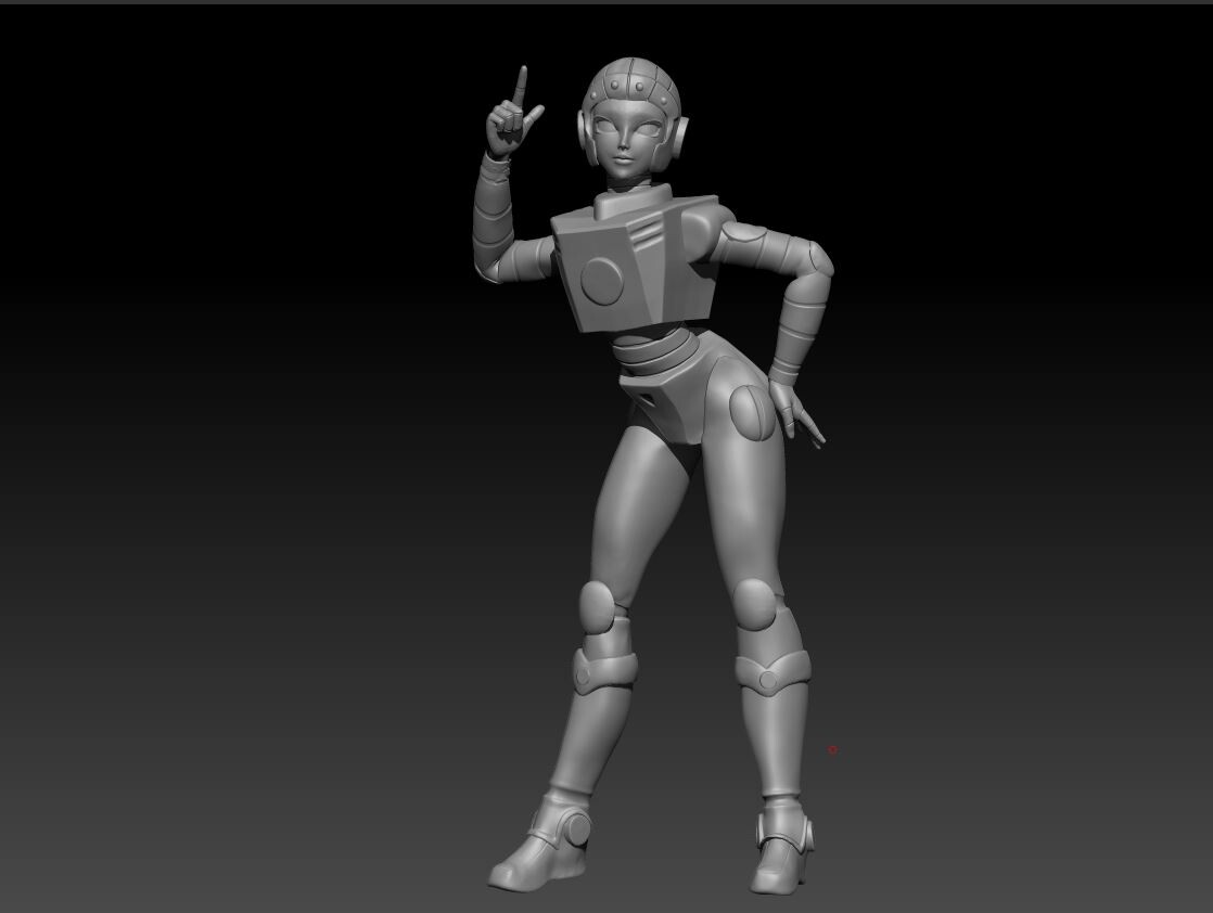 J.D. Viardo - Mighty Orbots Boo for 3D statue