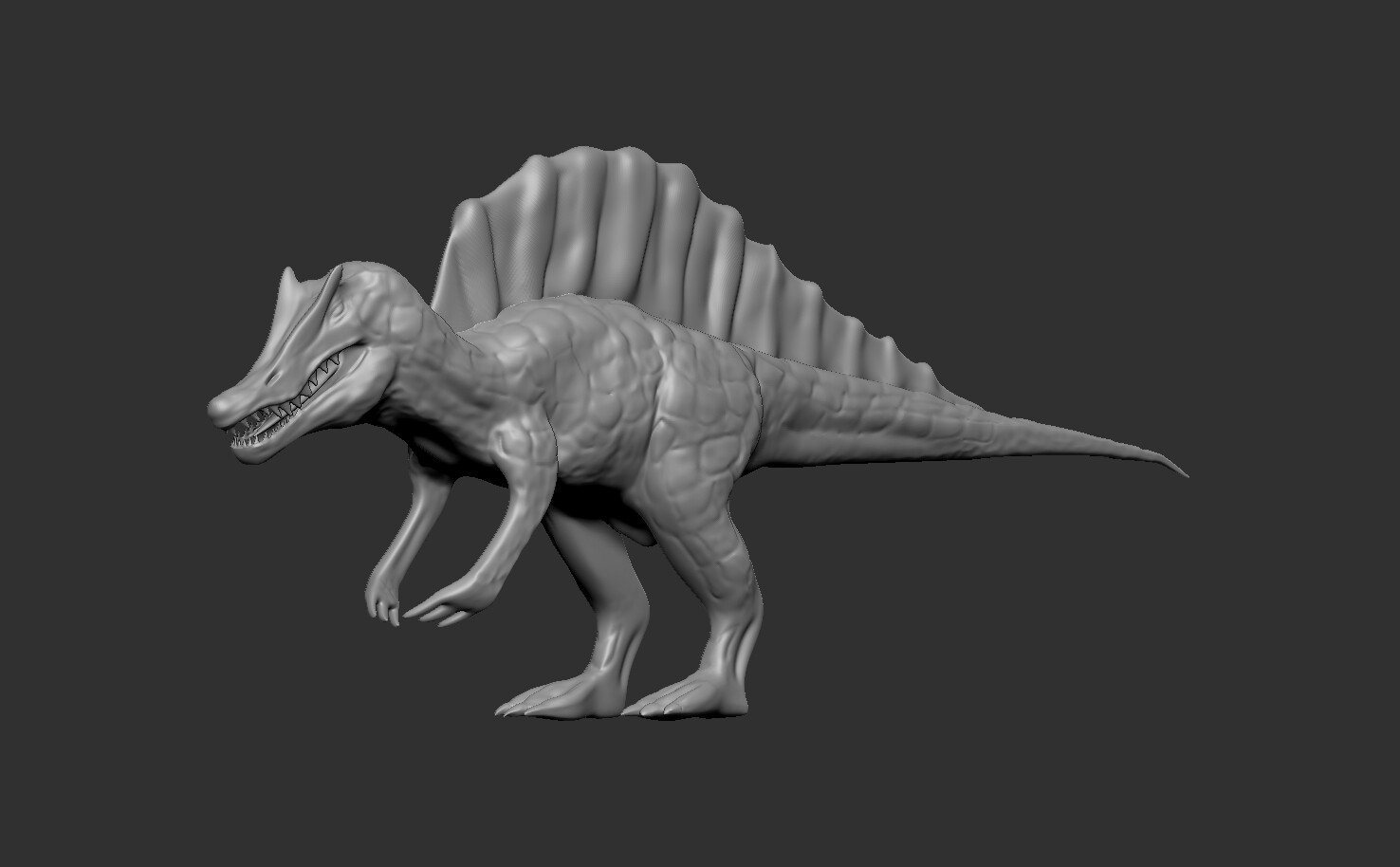 ArtStation - custom Spinosaurus Model/Sculpt