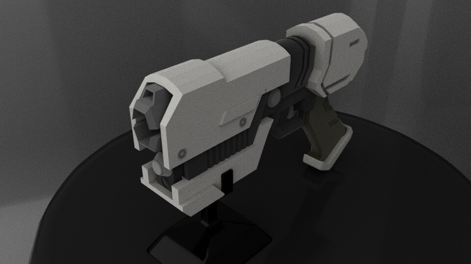 ArtStation - ZSS Paralyzer Pistol 3D Model Asset