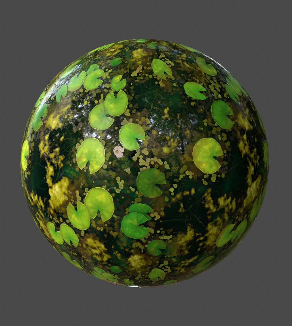 ArtStation - Lily Pads and Pond Scum Substance