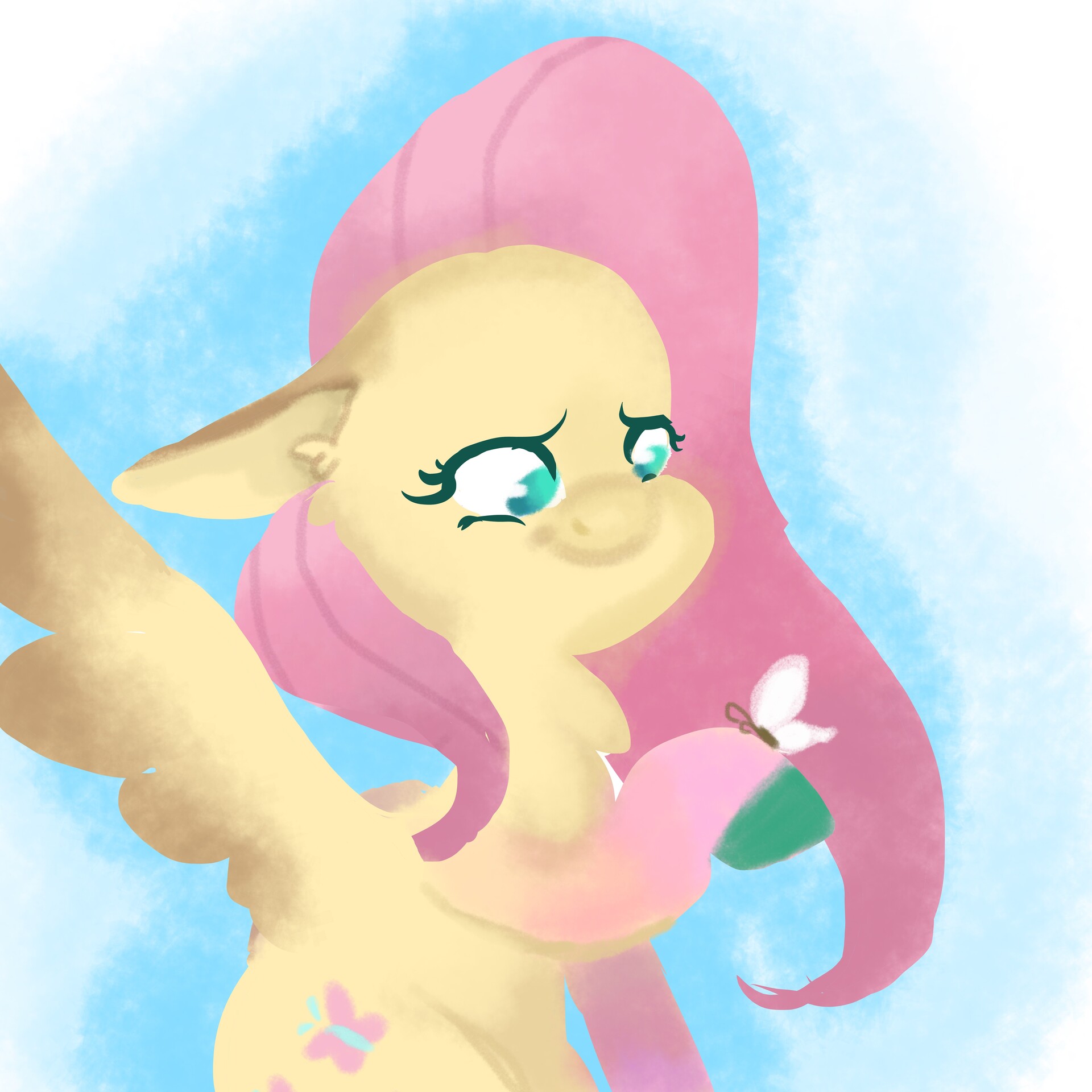 ArtStation - mlp fluttershy (fan art)