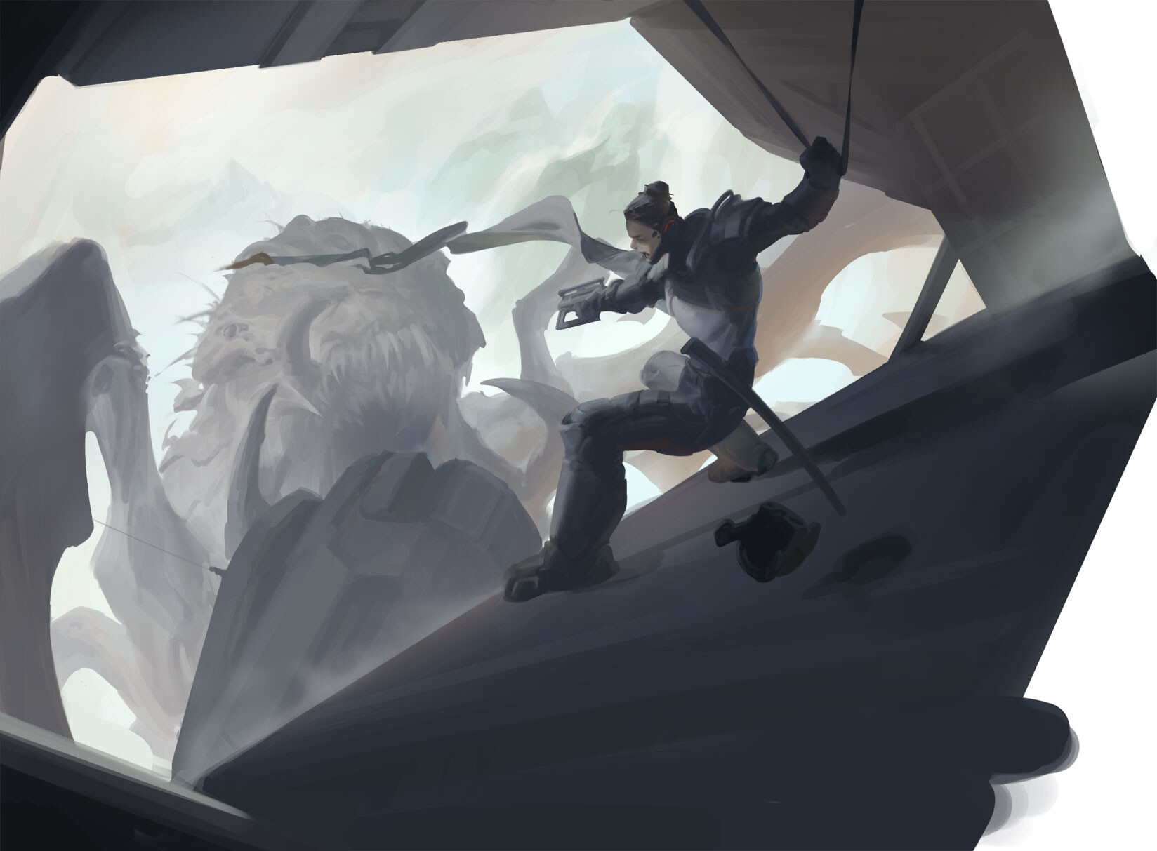 ArtStation - falling down