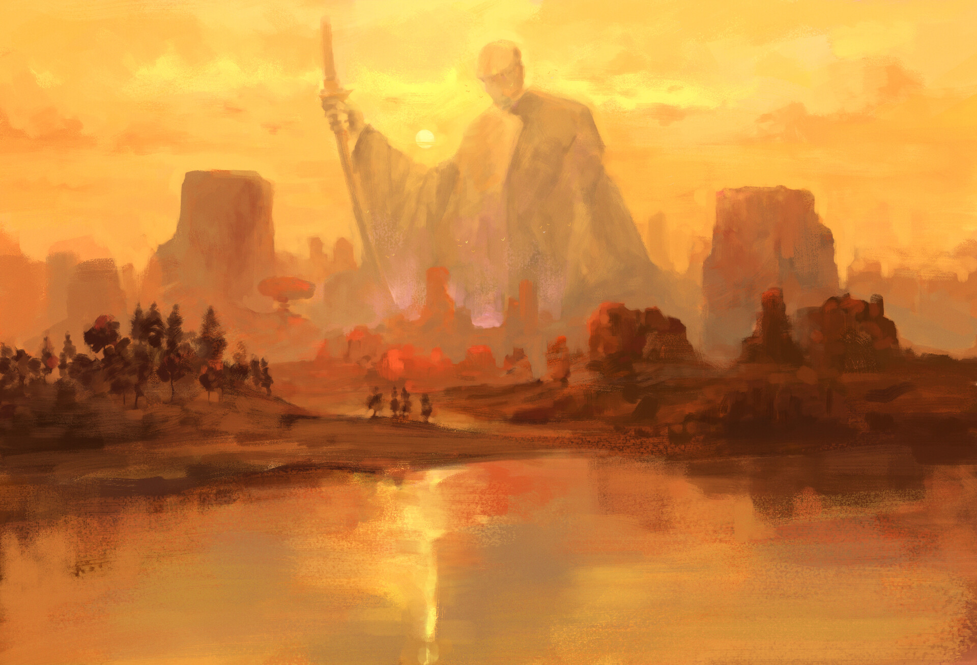 ArtStation - Sunset Samurai