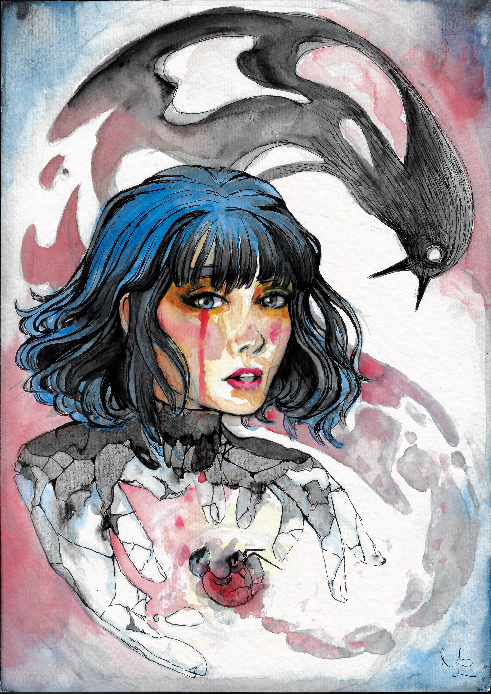 ArtStation - Watercolor Gris Fan Art