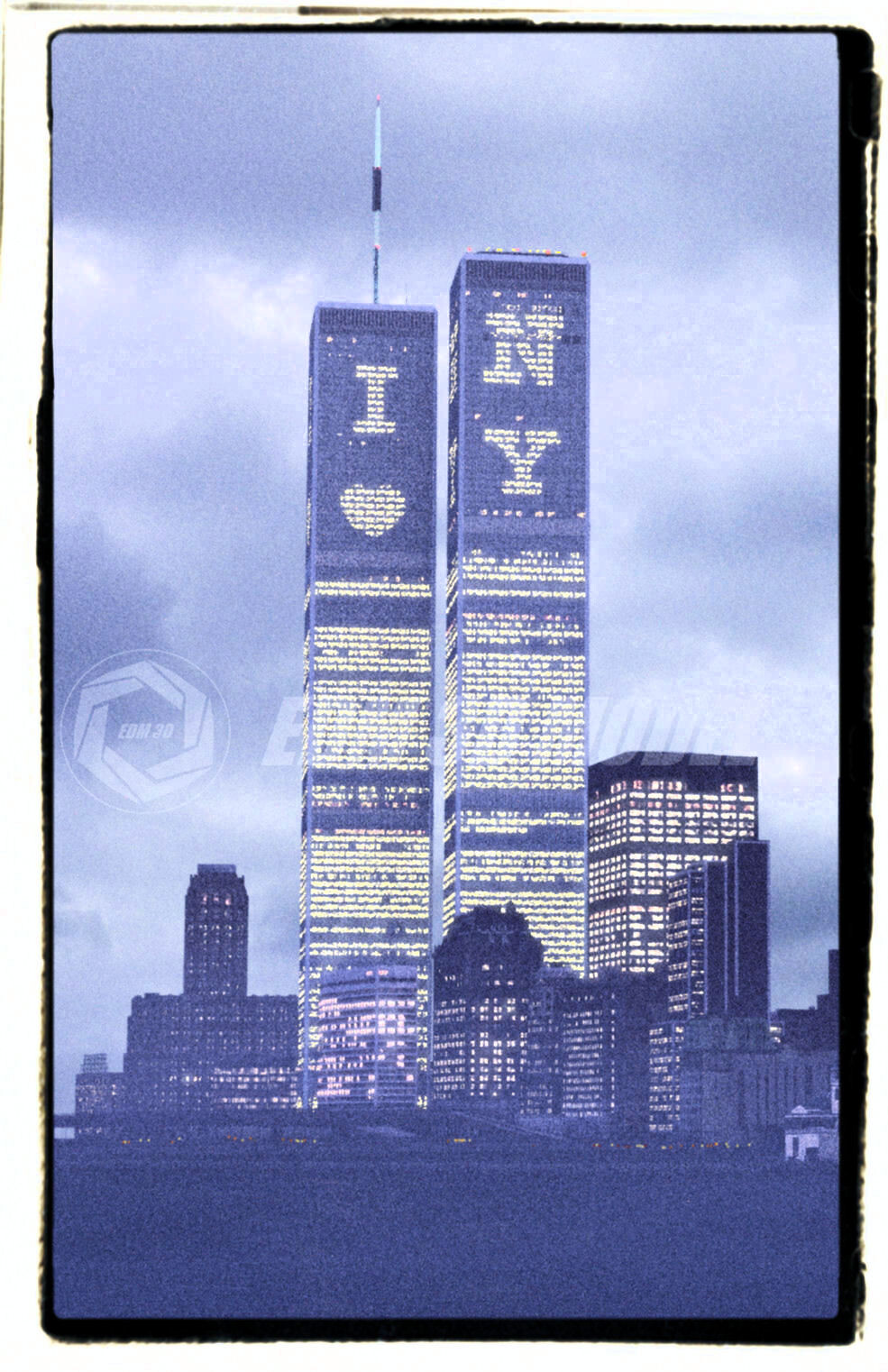 ArtStation - 70s nyc skyline 3d